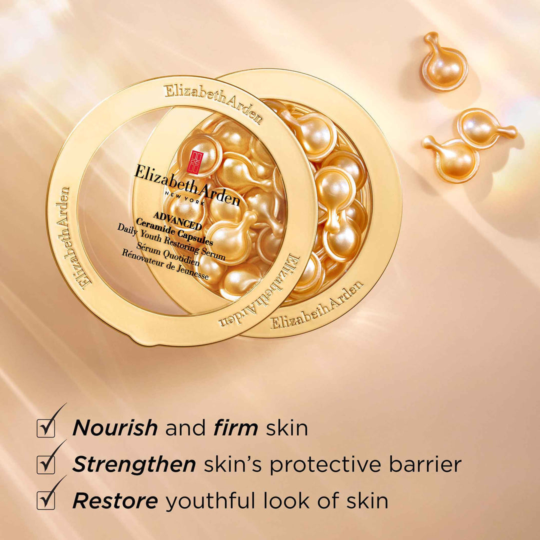 Advanced Ceramide Capsules Daily Youth Restoring Serum Set - 180 Piece ...