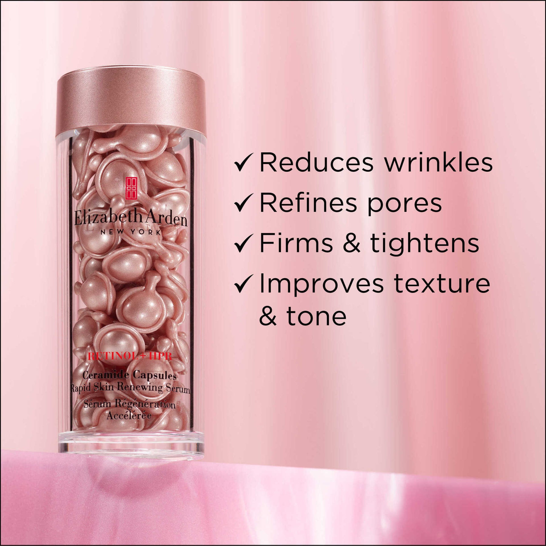 Retinol + HPR Ceramide Capsules & Rapid Skin Renewing Serum - 90 Piece ...