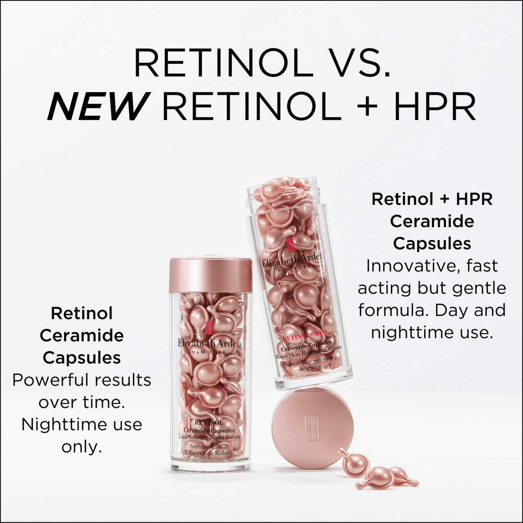 Retinol + HPR Ceramide Capsules & Rapid Skin Renewing Serum - 90 Piece ...