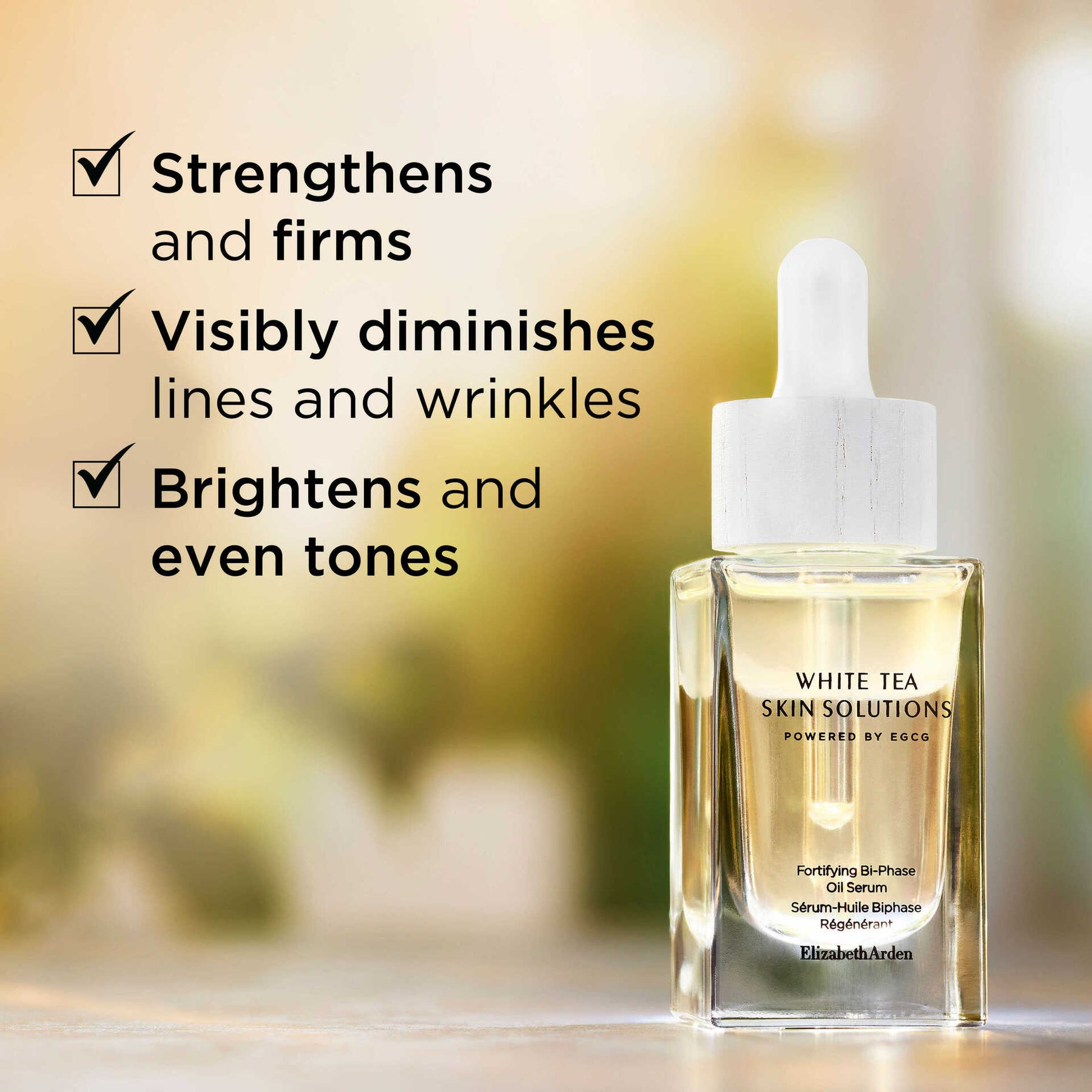 Fortifying Bi-Phase Oil Serum - White Tea Skin Solutions | Elizabeth Arden